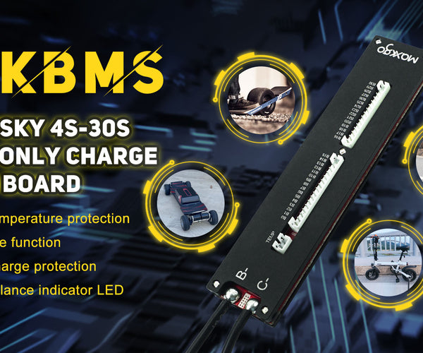 MKBMS 4S-30S 20A Only Charge BMS For Onewheel/ Ebike/Eskateboard – MAXKGO